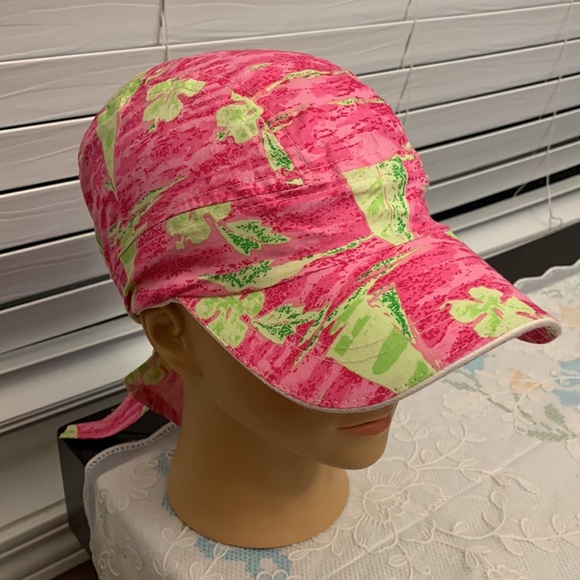 Primark | Accessories | Bright Floral Pink And Green Colored Cap With ...
